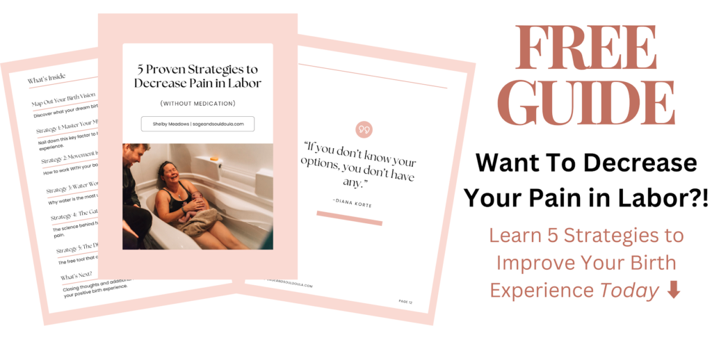 5 Proven Strategies to Decrease Pain in Labor - Sage & Soul Doula